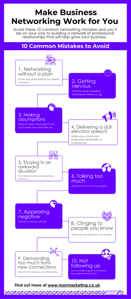 Networking Success – 10 Tips and 10 Mistakes ⋆ Morr Marketing